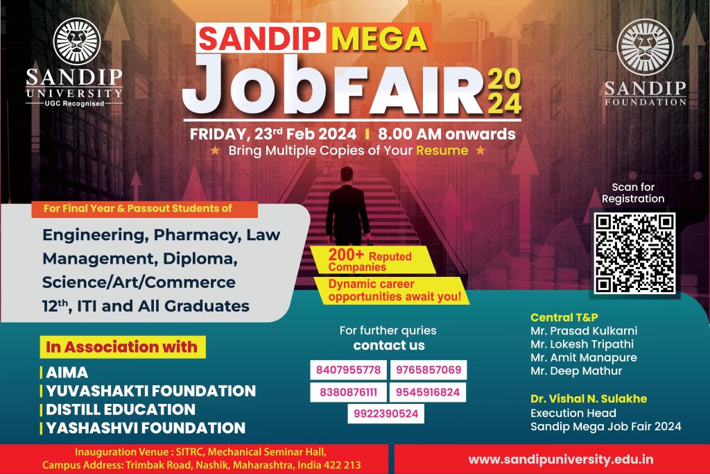 Sandip Mega Job Fair 2024 - Informative Blogs for Engineering ...