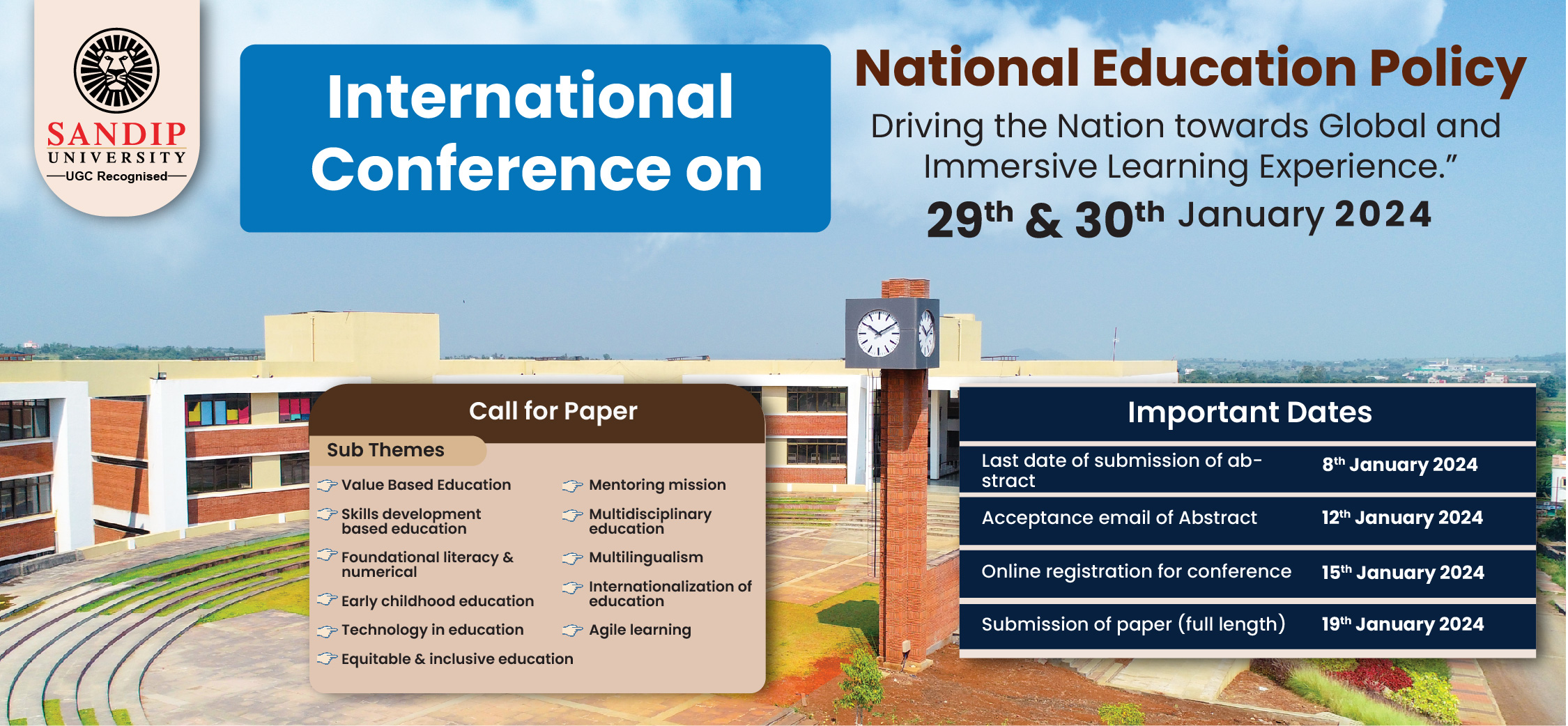 Sandip University: Top Private University in India Approved by UGC